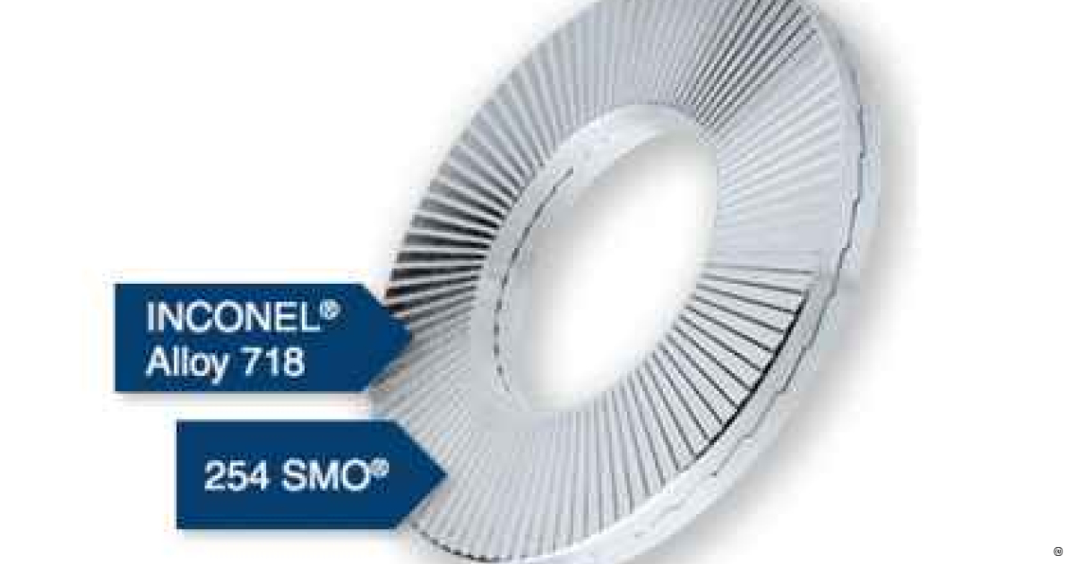 As arruelas de travamento por cunha da HEICO-LOCK® feitas de materiais especiais